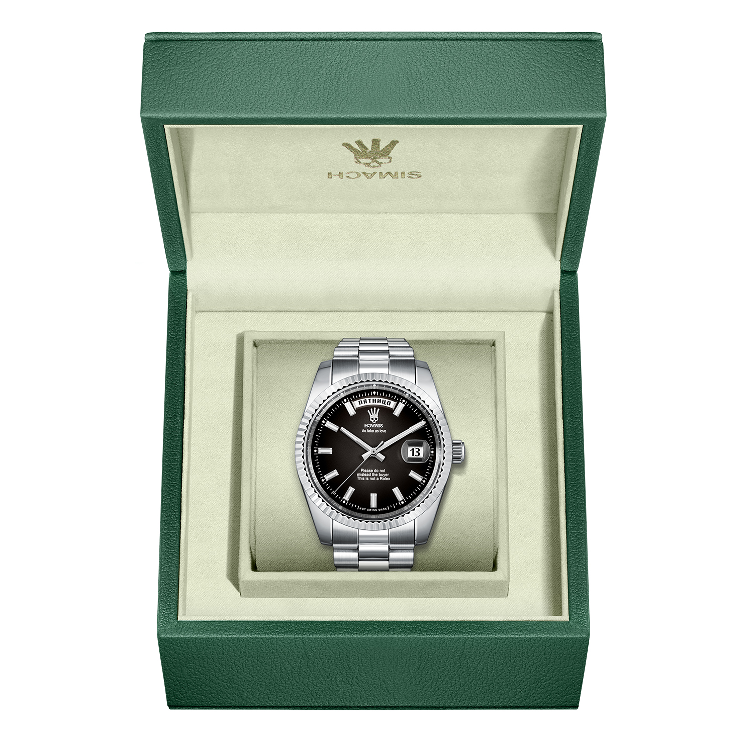 Часы мужские SIMACH SIMACH M01-40-0-YYE-B3-SBS: сталь — купить в интернет-магазине SUNLIGHT ...