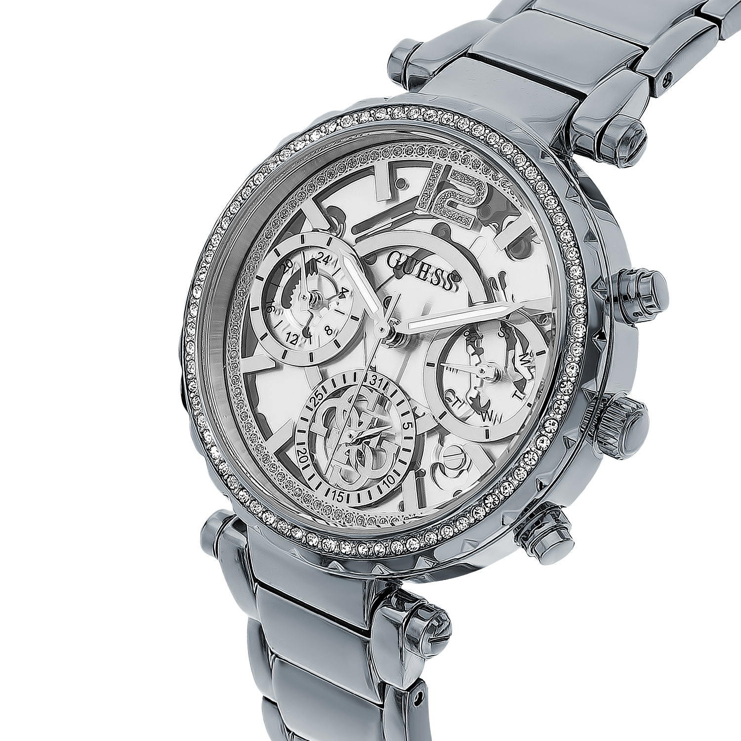 Часы женские GUESS GW0403L1 GUESS GW0403L1: сталь, кристалл — купить в ...
