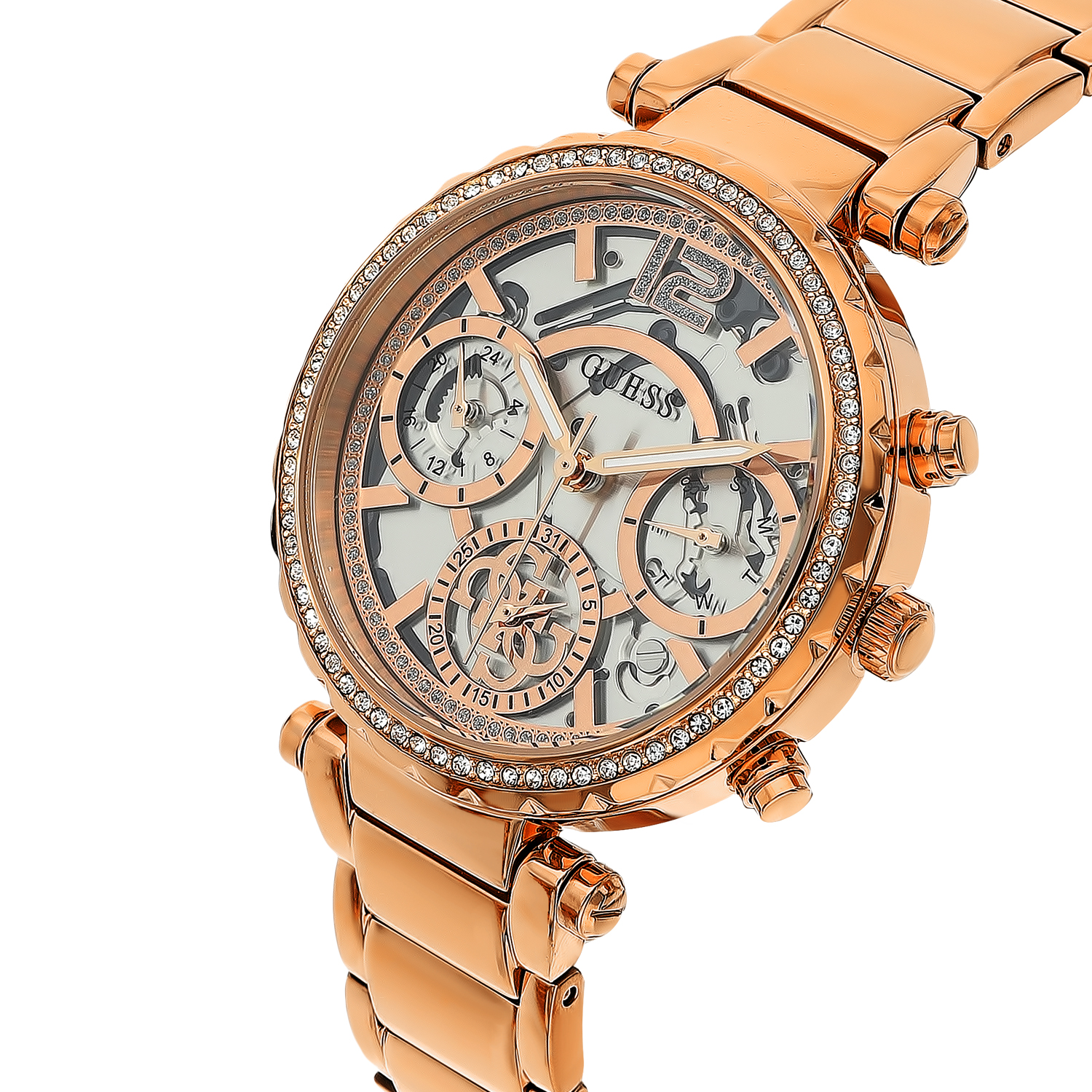 Часы женские GUESS GW0403L3 GUESS GW0403L3: сталь, кристалл — купить в ...