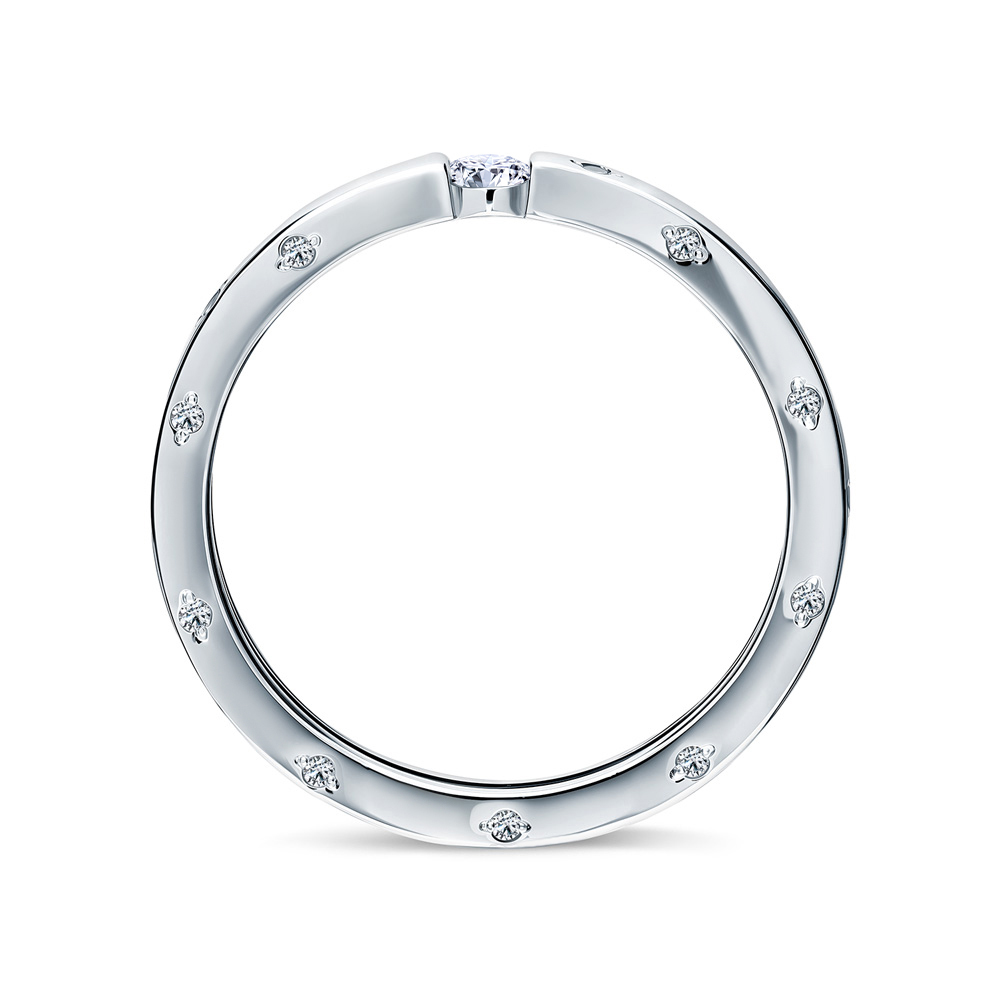 Золотое кольцо с бриллиантами природными АКАДЕМИЯ БРИЛЛИАНТОВ 73436-K5W ...