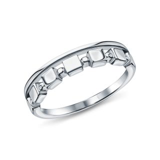 Серебряное кольцо SUNLIGHT S17053-K9W-01: белое серебро 925 пробы ...